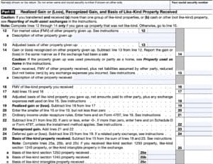 IRS Form 8824 Instructions: Like-Kind Exchanges