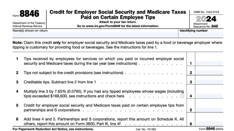 IRS Form 4070 Instructions - Reporting Tips to Your Employer