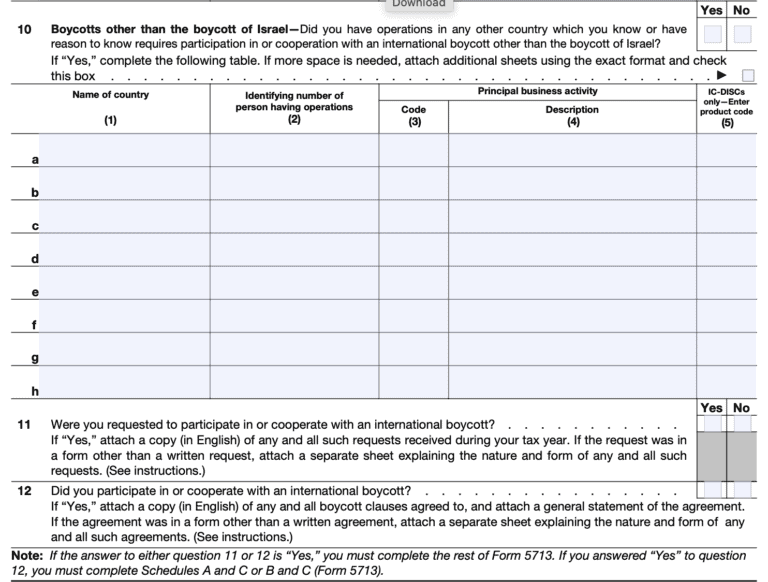 IRS Form 5713 Instructions