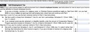 IRS Schedule SE Instructions - Self-Employment Tax