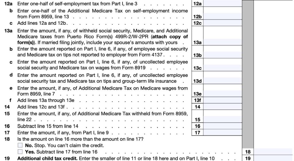 IRS Form 1040-SS Instructions - U.S. Self-Employment Tax Return