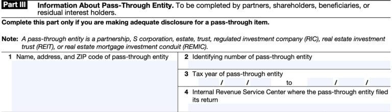 IRS Form 8275 Instructions - Disclosure Statement