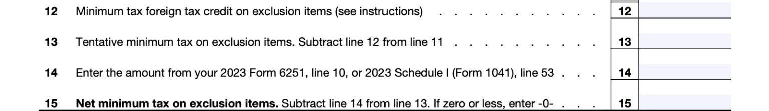 IRS Form 8801 Instructions - Credit for Prior Year Minimum Tax