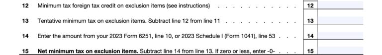 IRS Form 8801 Instructions - Credit for Prior Year Minimum Tax