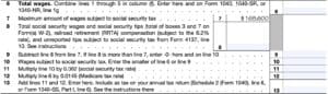 IRS Form 8919 Instructions - Social Security & Medicare Taxes