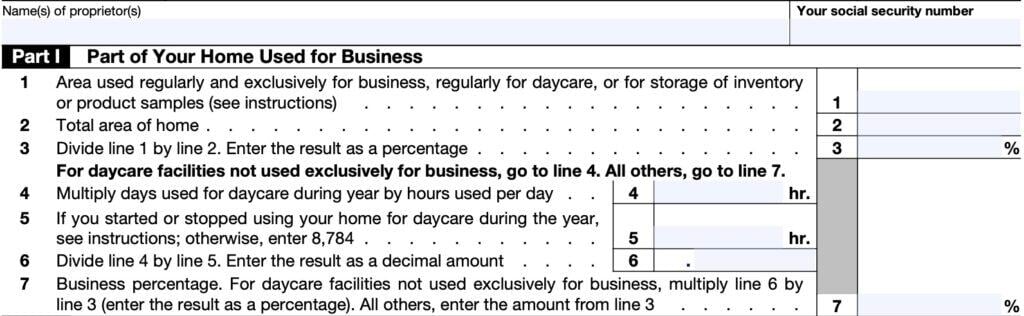 IRS Form 8829 Instructions - Figuring Home Business Expenses