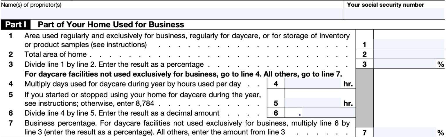 IRS Form 8829 Instructions - Figuring Home Business Expenses