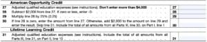 IRS Form 8863 Instructions