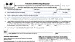 IRS Form W-4V Instructions - Voluntary Withholding Request