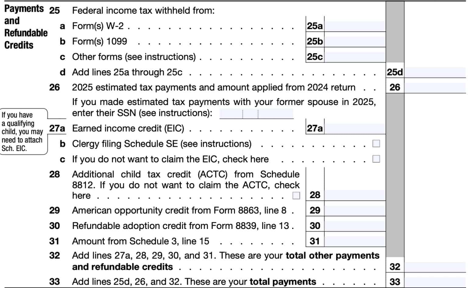 IRS Form 1040-SR Instructions - Tax Return For Seniors