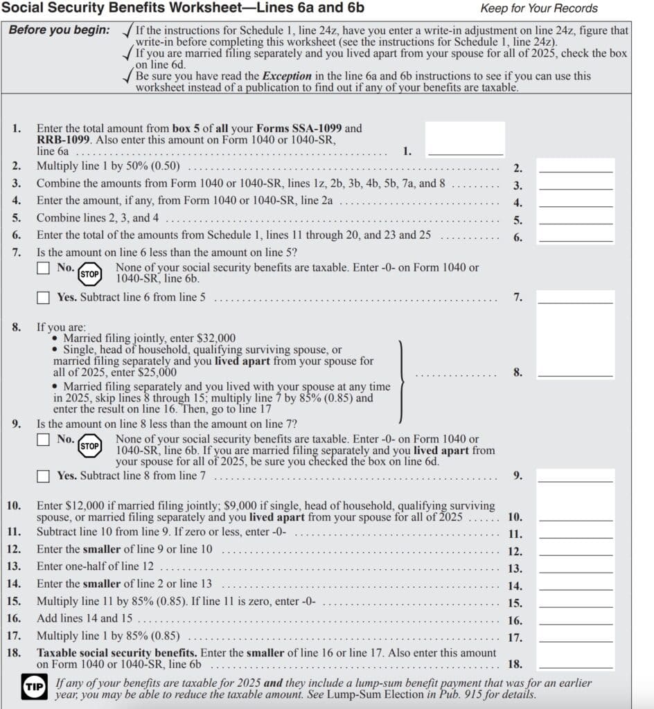 IRS Form 1040-SR Instructions - Tax Return For Seniors