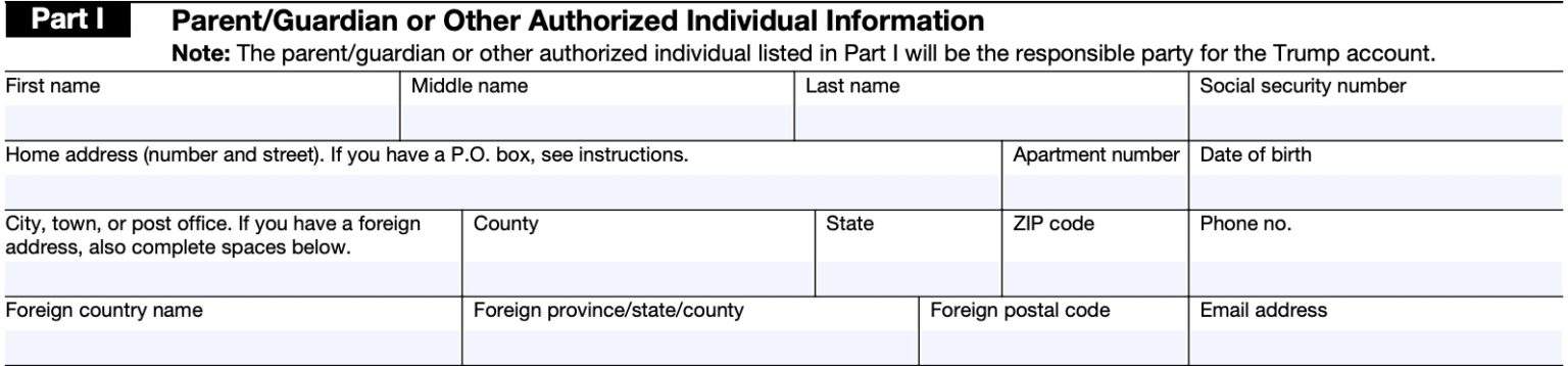 IRS Form 4547 Instructions - Trump Account Election(s)