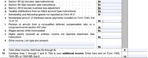 IRS Schedule 1 Instructions - Additional Income & AGI Adjustments