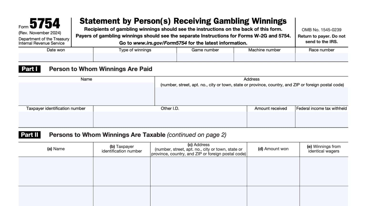 IRS Form 730 Instructions - Monthly Tax Return for Wagers
