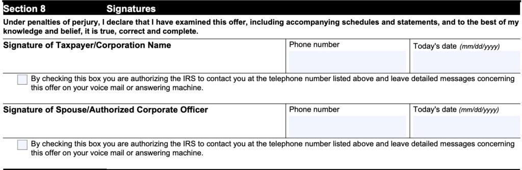 IRS Form 656 Instructions - Offer In Compromise